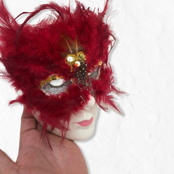 Accents | 4 Ceramic Decorated Xsmed Masks | Poshmark